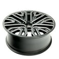 22" 22x9 Set of 4 Machined Black Wheels For Chevy GMC Sierra Denali ...