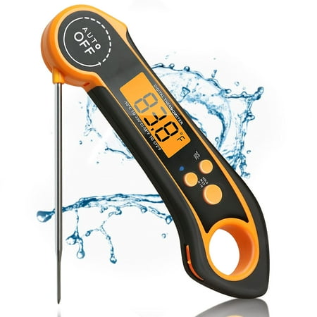 Digital Instant Read Meat Thermometer Waterproof Kitchen Food ...