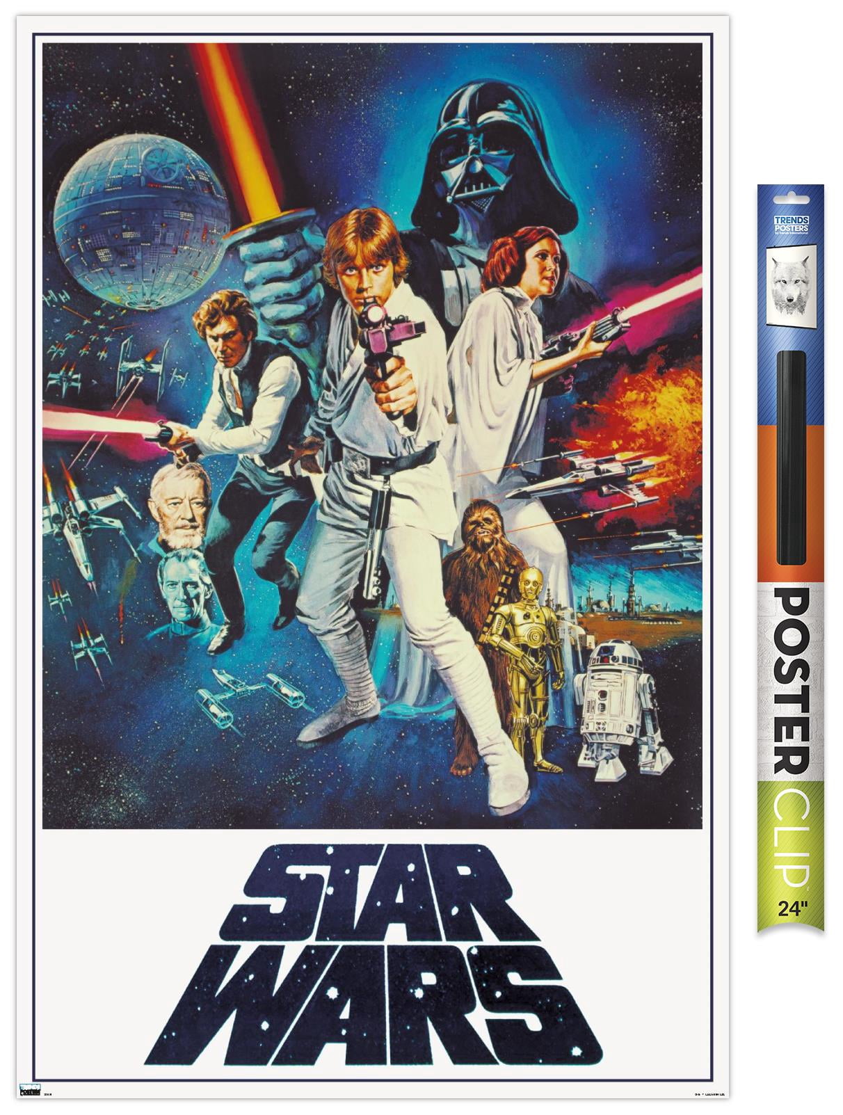Star Wars: A New Hope - One Sheet (No Billing Block) Wall Poster, 22. ...