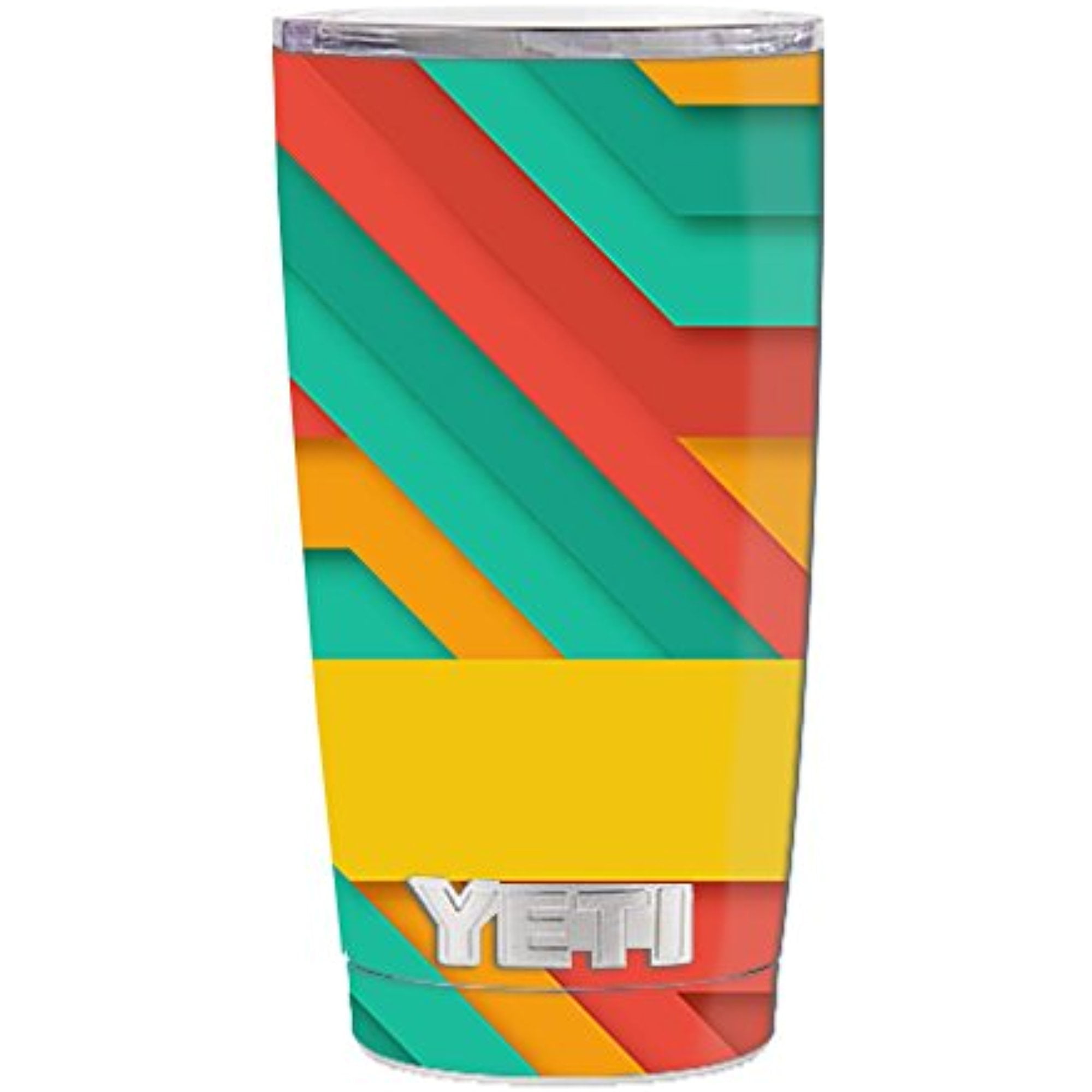 Skin Decal Vinyl Wrap (5-piece kit) for Yeti 20 oz Rambler Tumbler ...