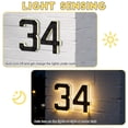 2026 New Solar House Numbers for Outside, Light Up Address Numbers for ...
