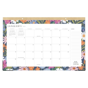 House of Doolittle Recycled One-Color Photo Monthly Desk Pad Calendar ...