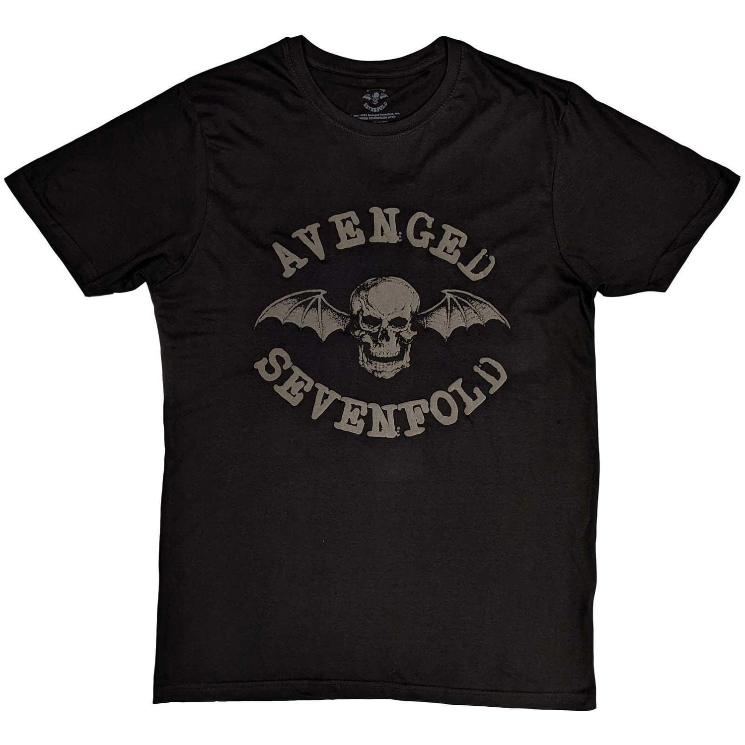 Click here for Avenged Sevenfold Adult Deathbat Hi-Build T-Shirt... prices