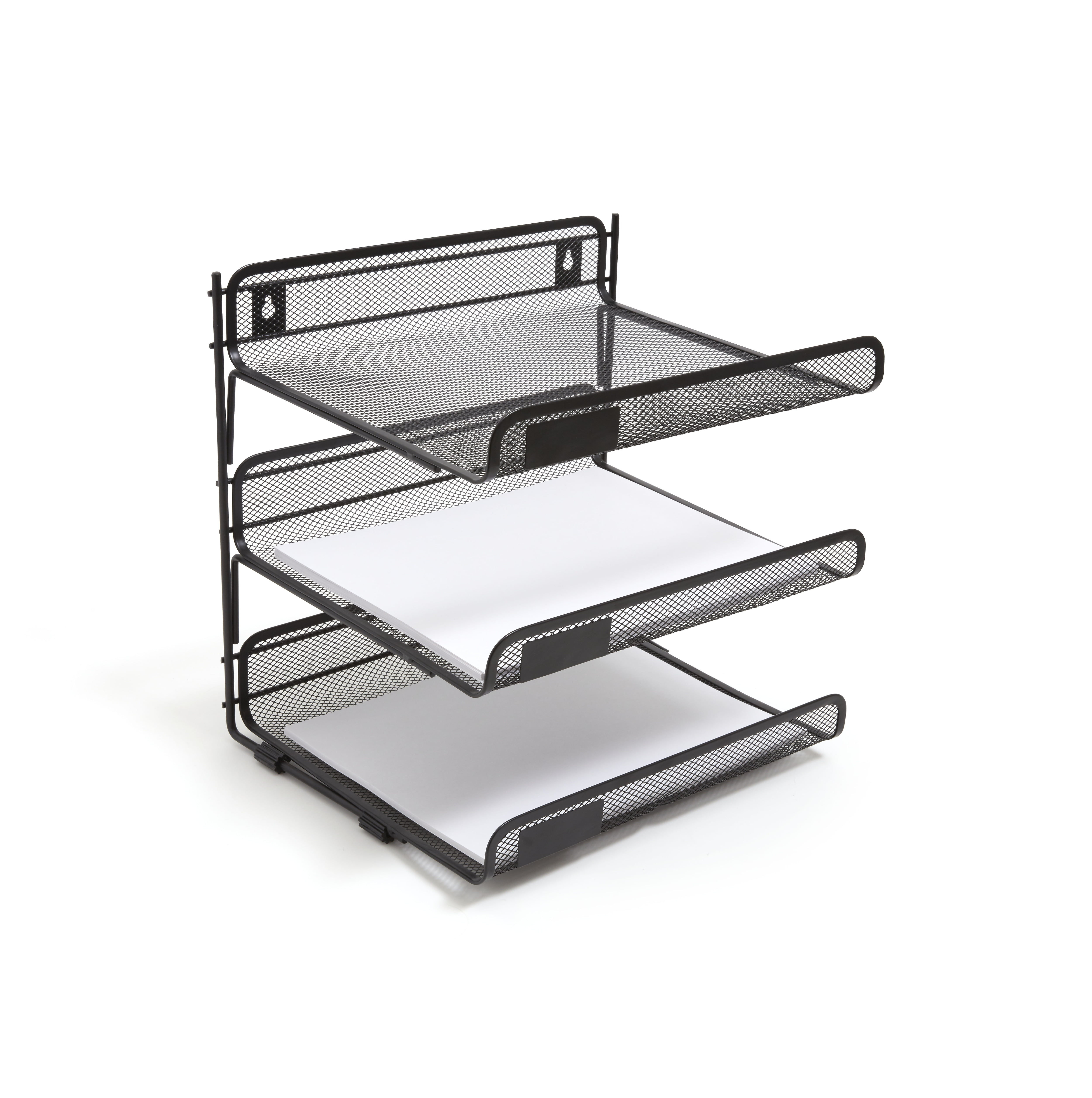 TRU RED 3 Compartment Wire Mesh File Organizer TR57556-CC - Walmart.com