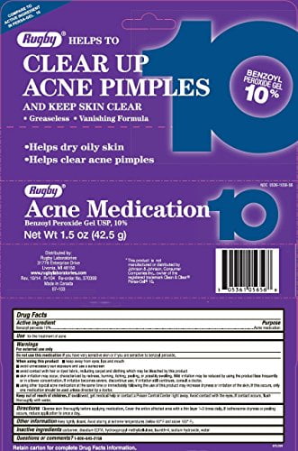 6 Pack Benzoyl Peroxide 10 Generic Oxy Balance Acne Medication Gel 1