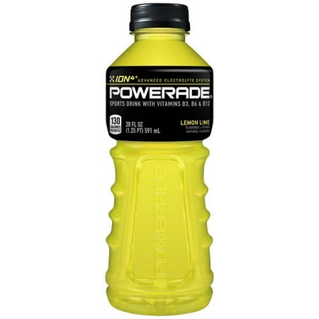 Powerade: Lemon-Lime Ion4, 20 Oz - Walmart.com