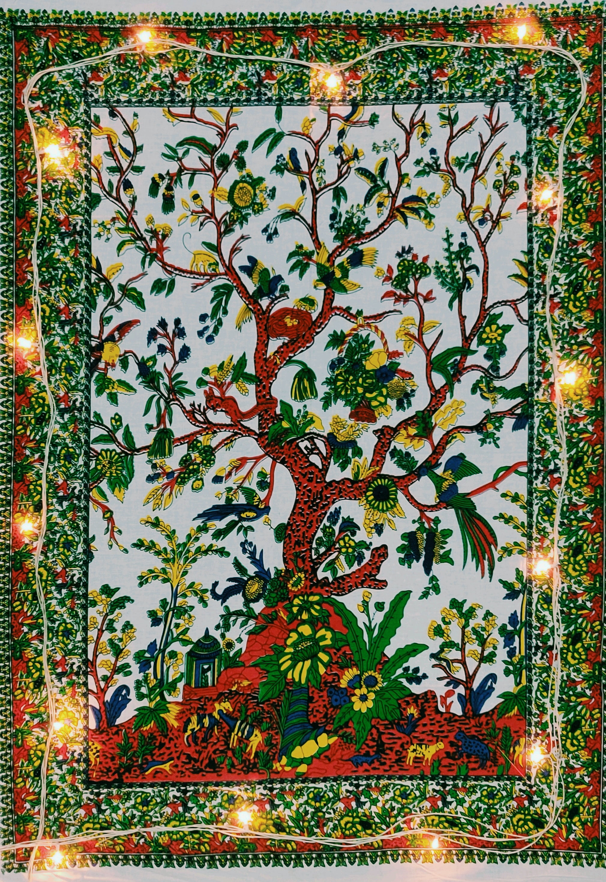ICC Small Trippy Tree of Life Tapestry Wall Hanging Psychedelic Big ...