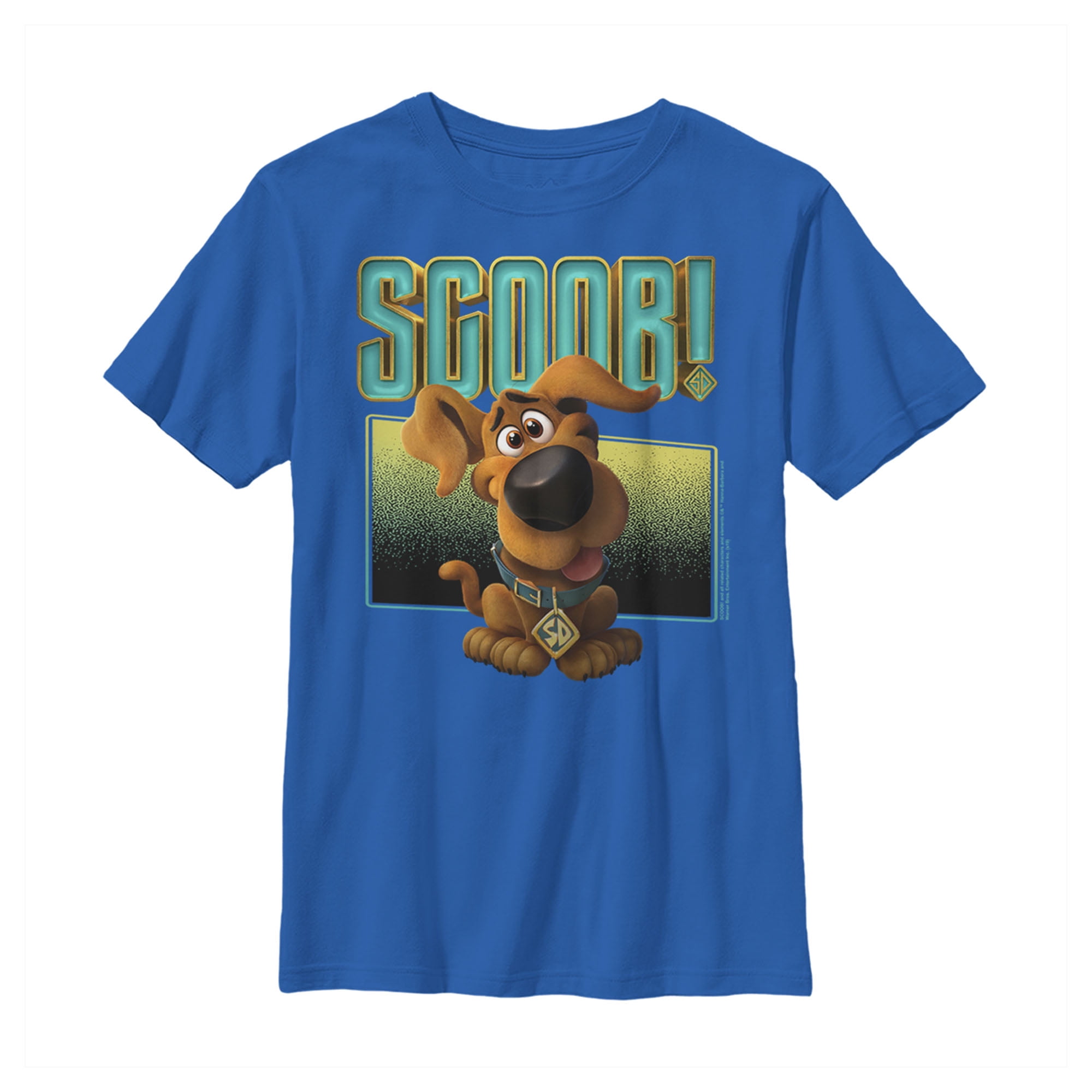 Boy's Scooby Doo Puppy Frame Graphic Tee Royal Blue X Small - Walmart.com