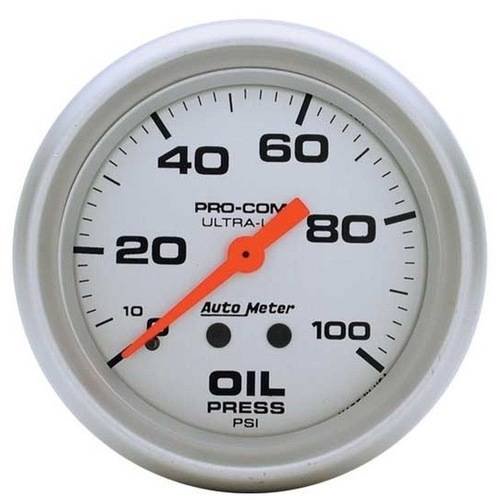 AUTO METER 4421 2-5/8IN OIL PRESS, 0-100 PSI, MECH - Walmart.com