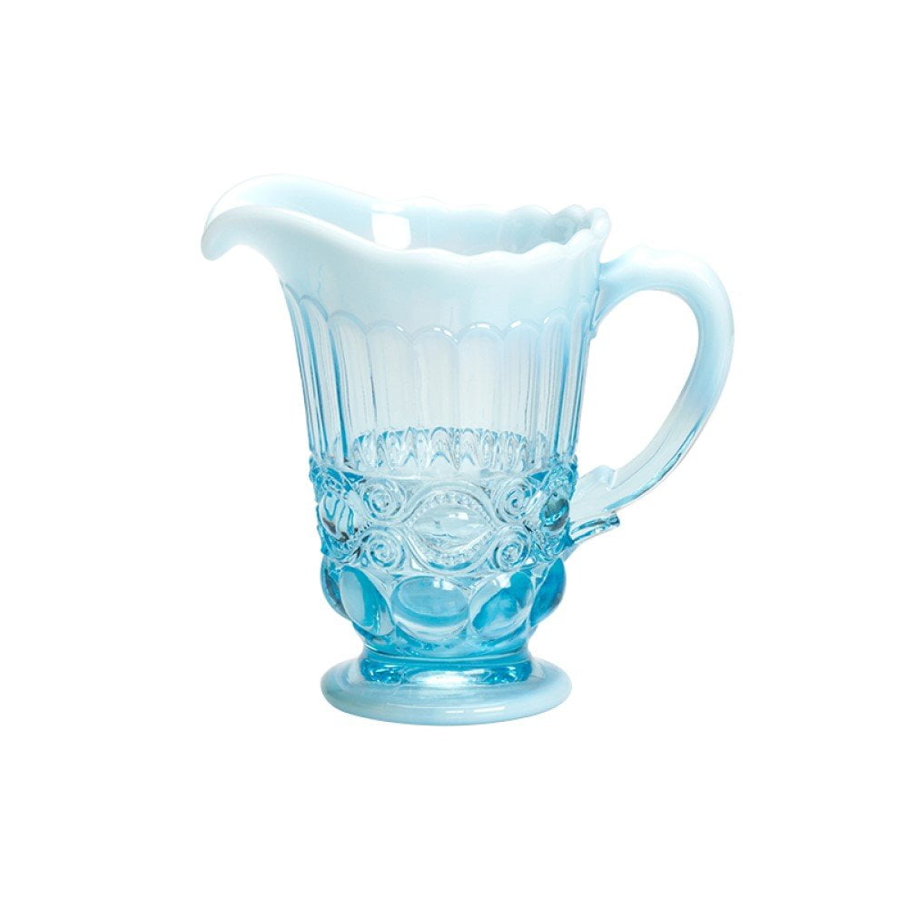 Mosser Glass Eye Winker 28oz Pitcher | Aqua Opal - Walmart.com