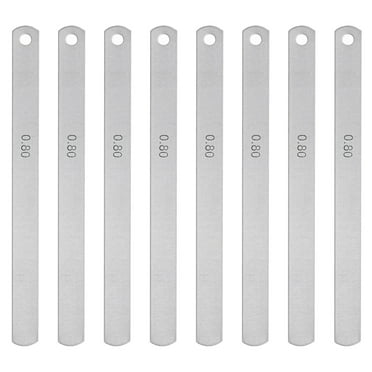 Mutt Tools 2pc Feeler Gauge Set - Premium Straight & Angled Feeler ...