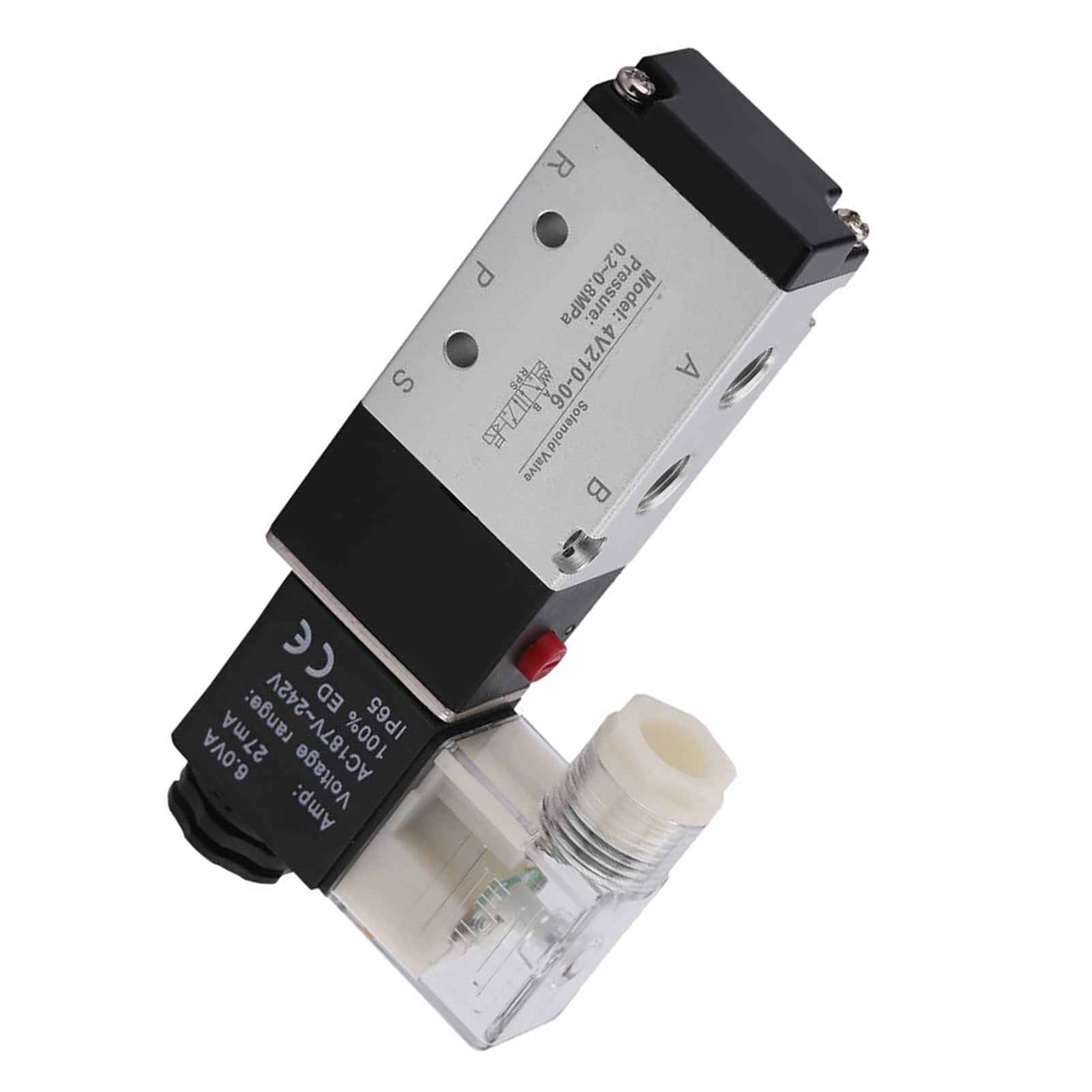 Válvula solenoide de 2 posiciones y 5 vías, válvula solenoide de 2 ...