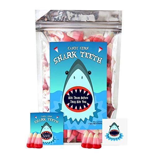 Shark Teeth Strawberry Candy Corn Funny Unique Easter Basket Stuffer ...