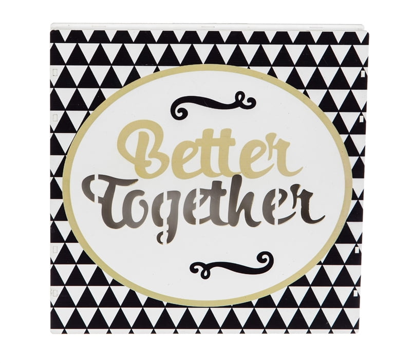 Better Together Wooden LED Wall Décor - Walmart.com
