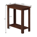 Convenience Concepts Designs2Go Baja Chairside End Table with Shelf ...