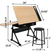 Studio Designs Graphix II White Split Top Crafting Table - Walmart.com