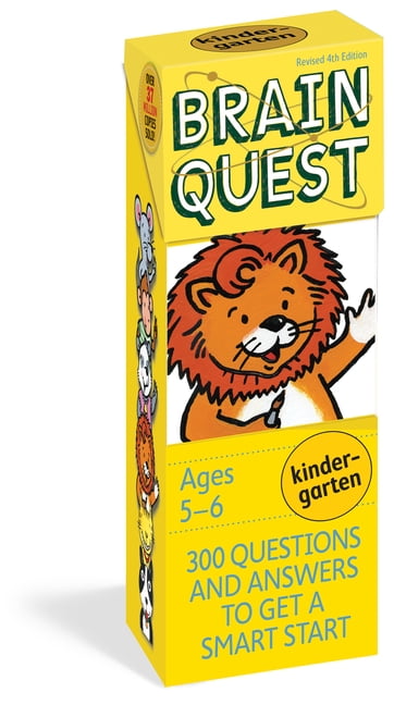 Brain Quest Decks: Brain Quest Kindergarten, Revised 4th Edition: 300 ...