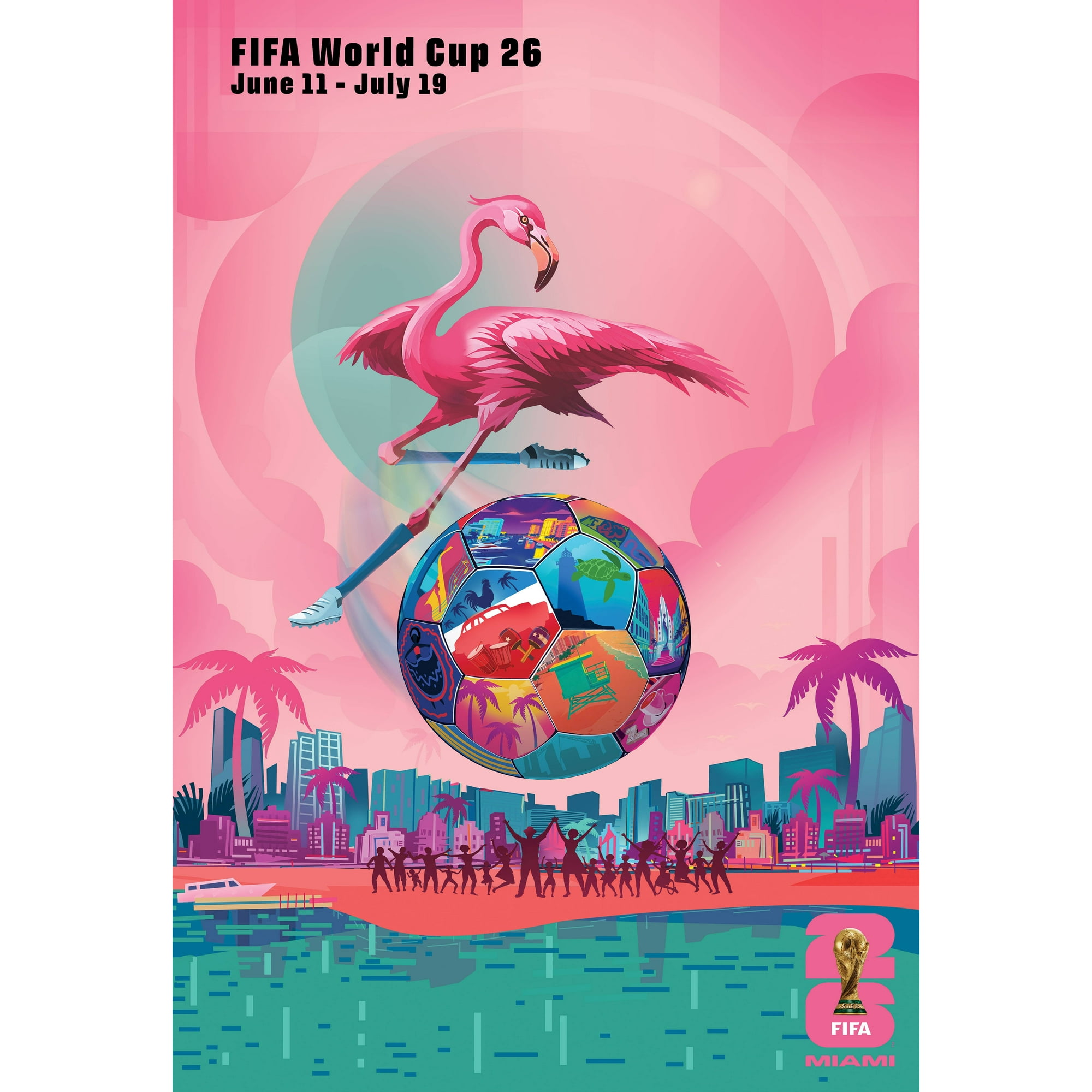 Click here for Movie Poster Warehouse Fifa World Cup 2026 - Miami... prices