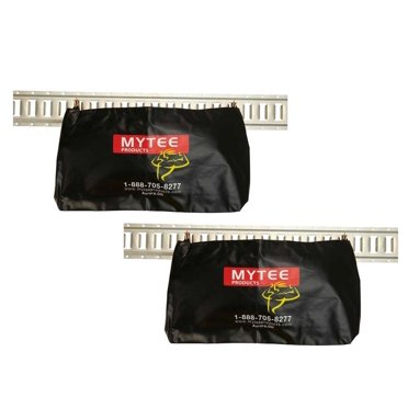 (4 Pack) 5 Ft Bolt-On Horizontal E Track Rail - Black Powder Coated E ...