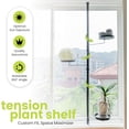 Full Metal, Window Sill Extender – Tension Rod Plant Shelf for Indoor ...