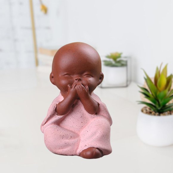 Pink Buddha Statues Sculptures