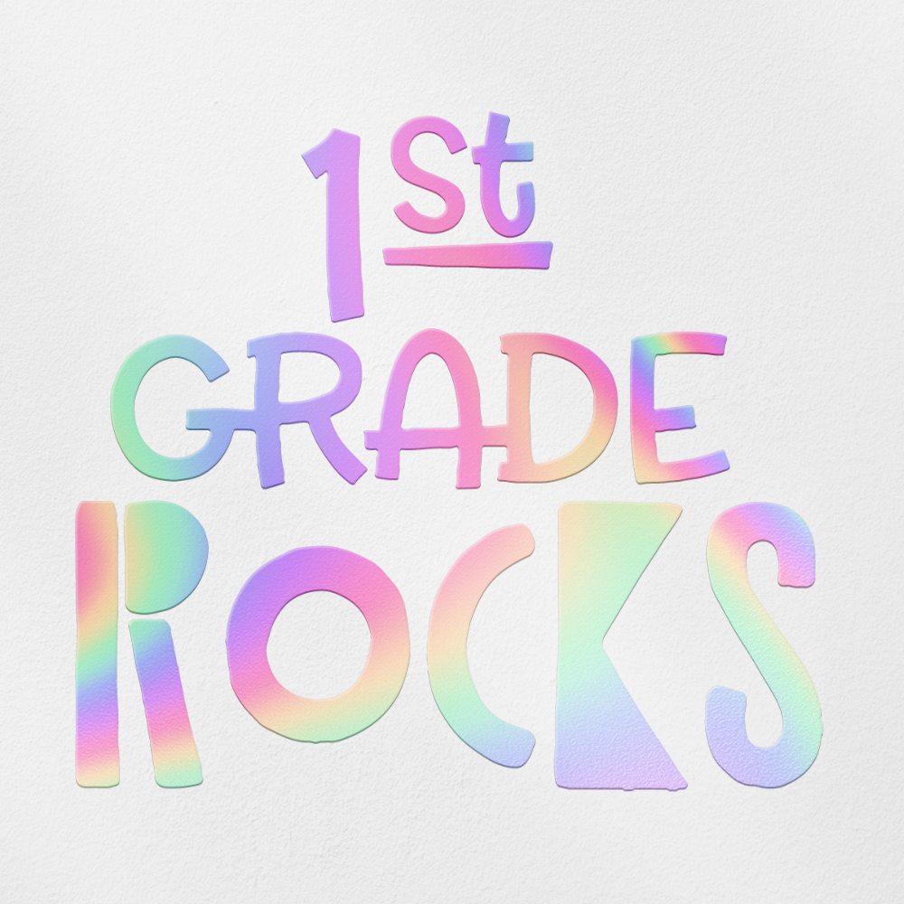 Transparent Decal Stickers Of 1St Grade Rocks (Hologram) Premium ...