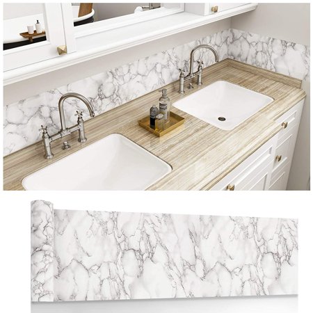 118"x7.87" Grey Marble Contact Paper Counter Top | Walmart Canada