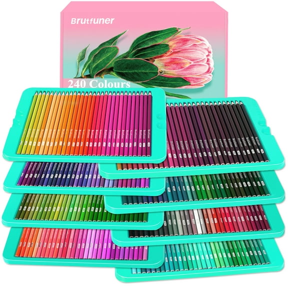 120 Colored Pencils Oil Pencils Soft Core Color Pencil Set Drawing ...