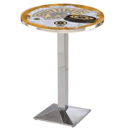 42 in. Boston Bruins Pub Table with 36 in. Top, Chrome | Walmart Canada