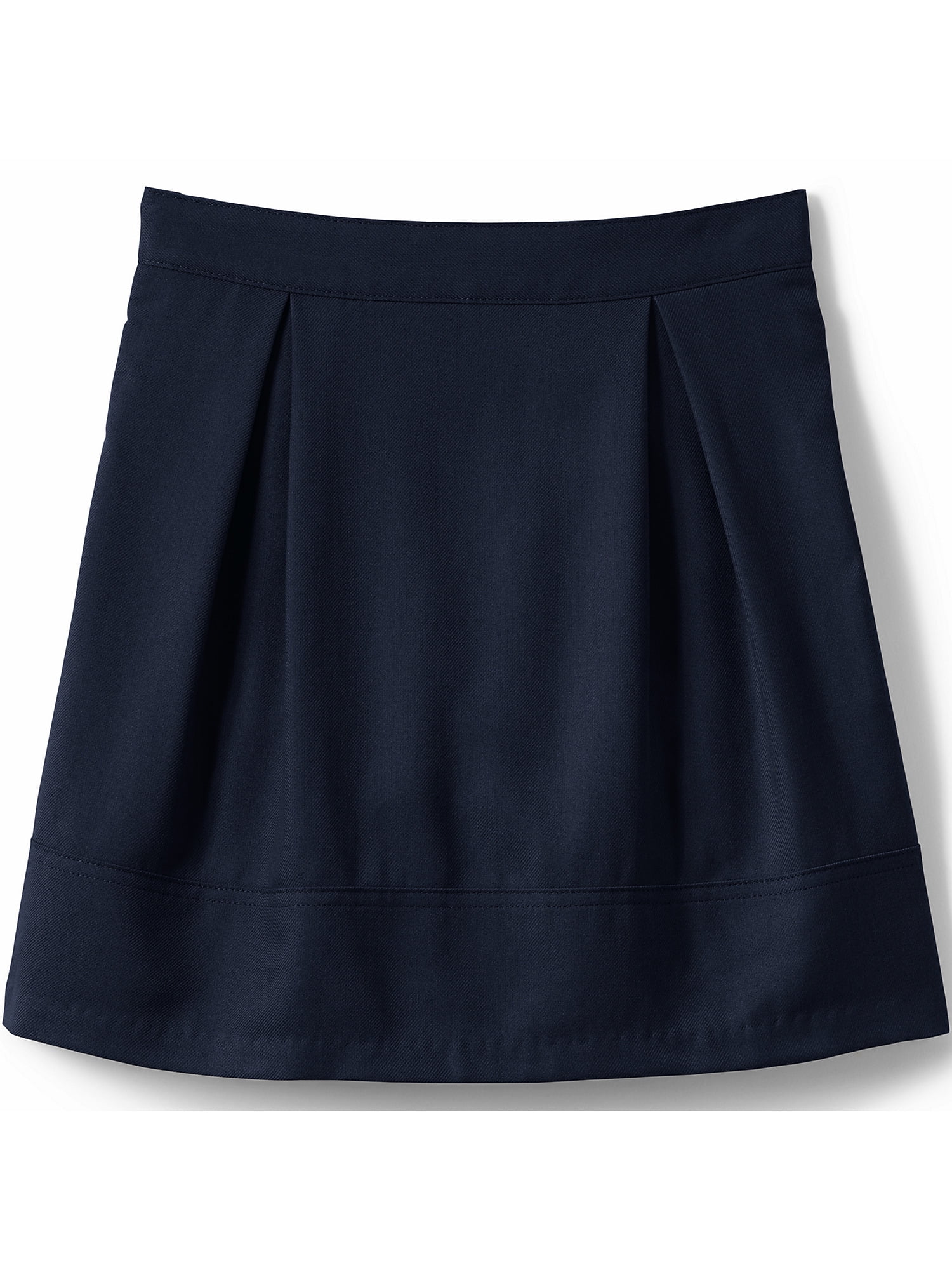 Lands' End School Uniform Girls Solid Pleated Skort Top of Knee ...