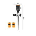 360° Garden Sprinkler - 10.43"x4.13" Alloy Ground Insert with 4-Point ...