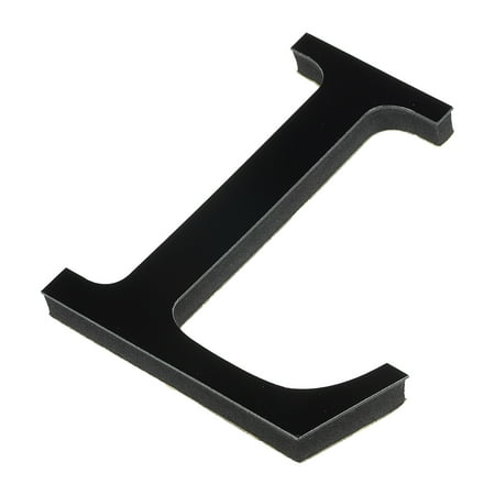 Uxcell 3D Acrylic Alphabet Mirror Wall Stickers Letter L Self Adhesive ...