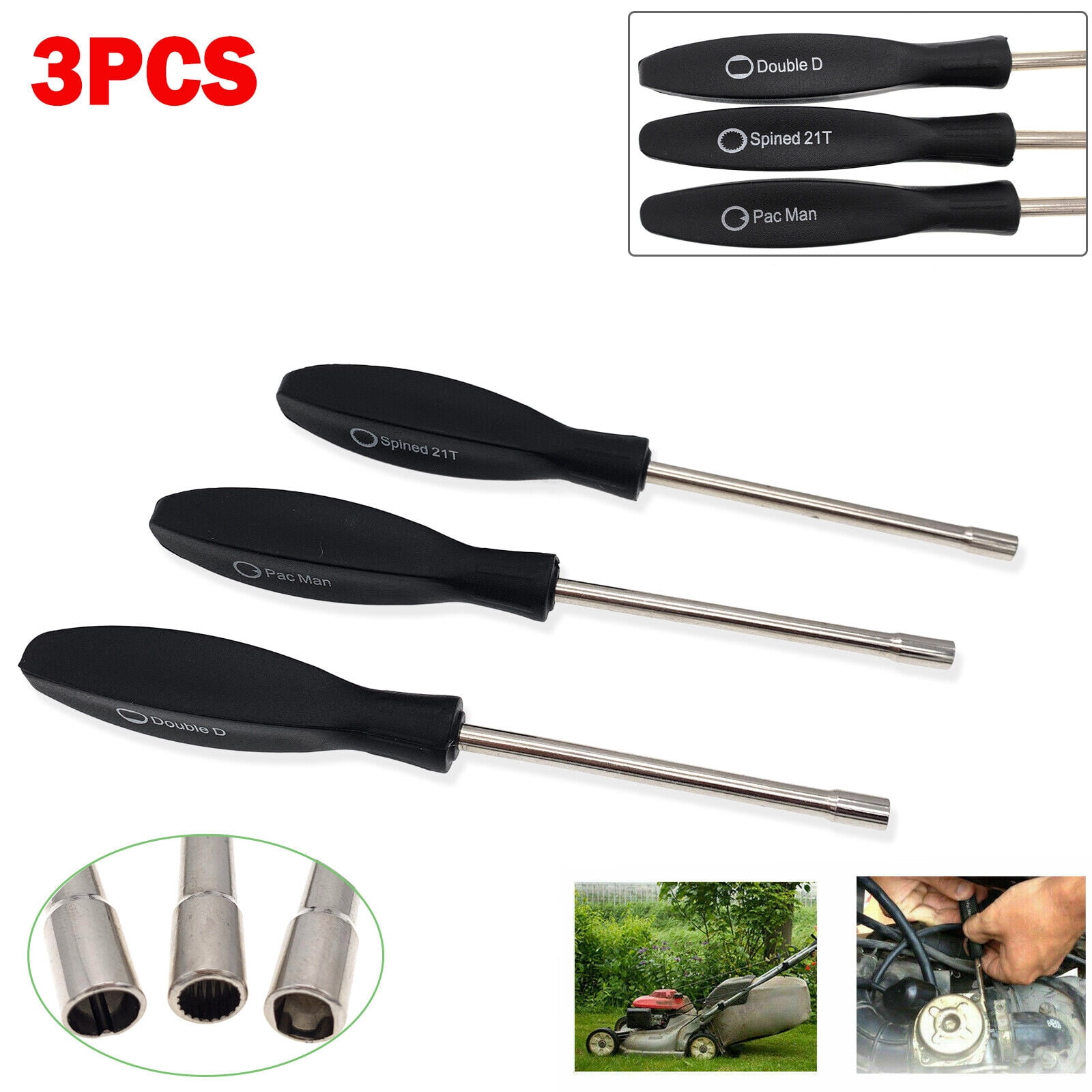 3 Carburetor Adjustment Tool Screwdriver Kit for 2-Cycle Small Engine ...