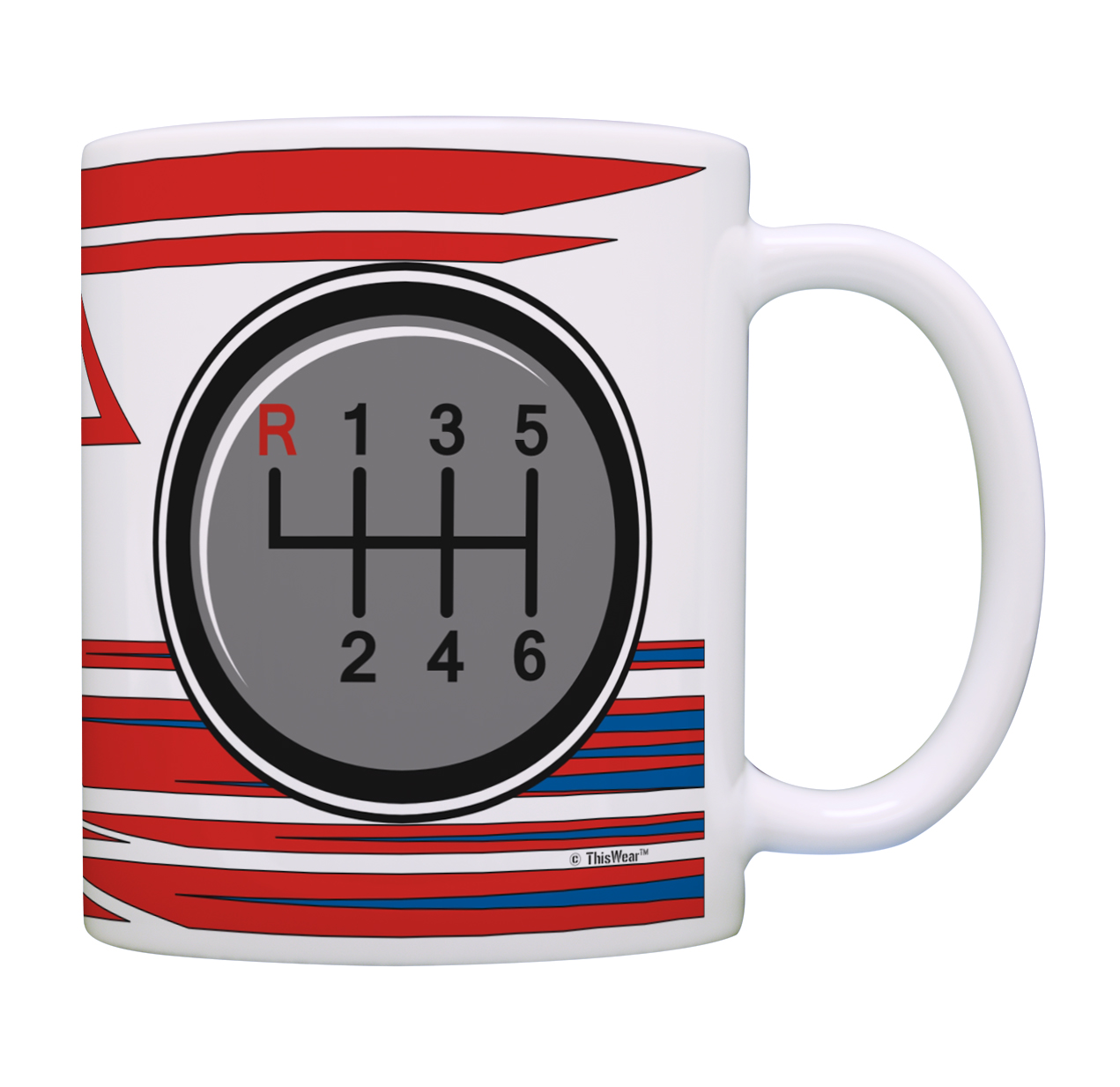 ThisWear Funny Mug 6 Speed Manual Transmission Mechanic Gifts Car Lover ...