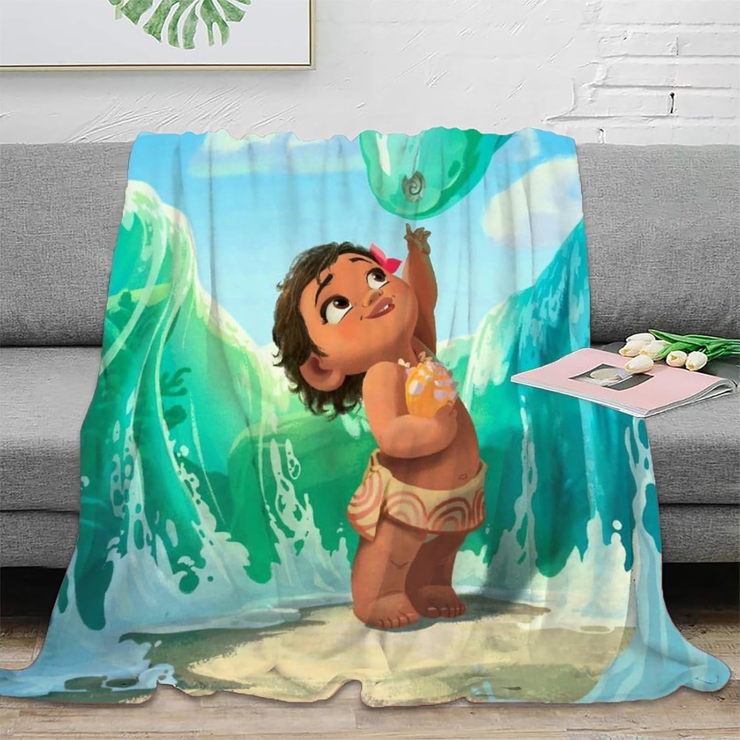 Click here for Officials Flannel Throw Blanket Moana 3d Print Plu... prices