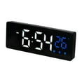 Compact Digital Alarm Clock With USB Charging Port And Battery Power ...