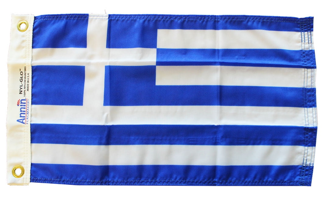 Greece - 12"X18" Nylon Flag - Walmart.com