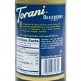 Torani Original Flavor Blueberry Syrup for Gourmet Coffees, Teas and ...