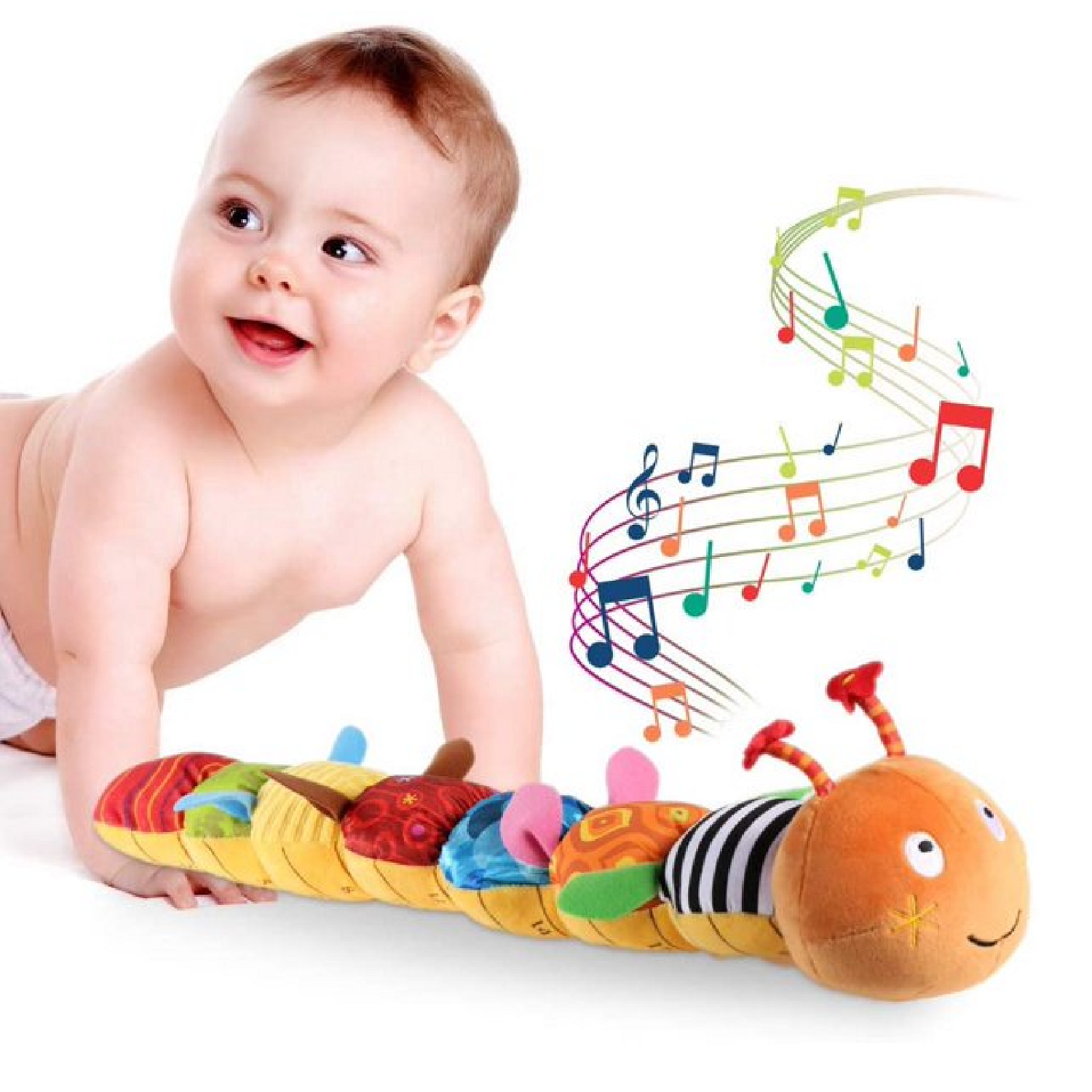 Click here for Grm Baby Toys 6 To 12 Months  Musical Caterpillar... prices