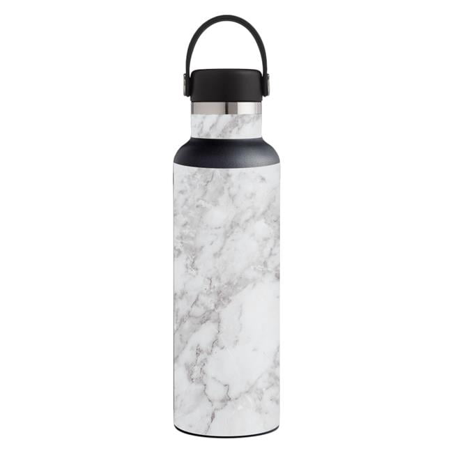 MightySkins HFST21-Frost Marble Skin for 21 oz Standard Mouth Hydro ...