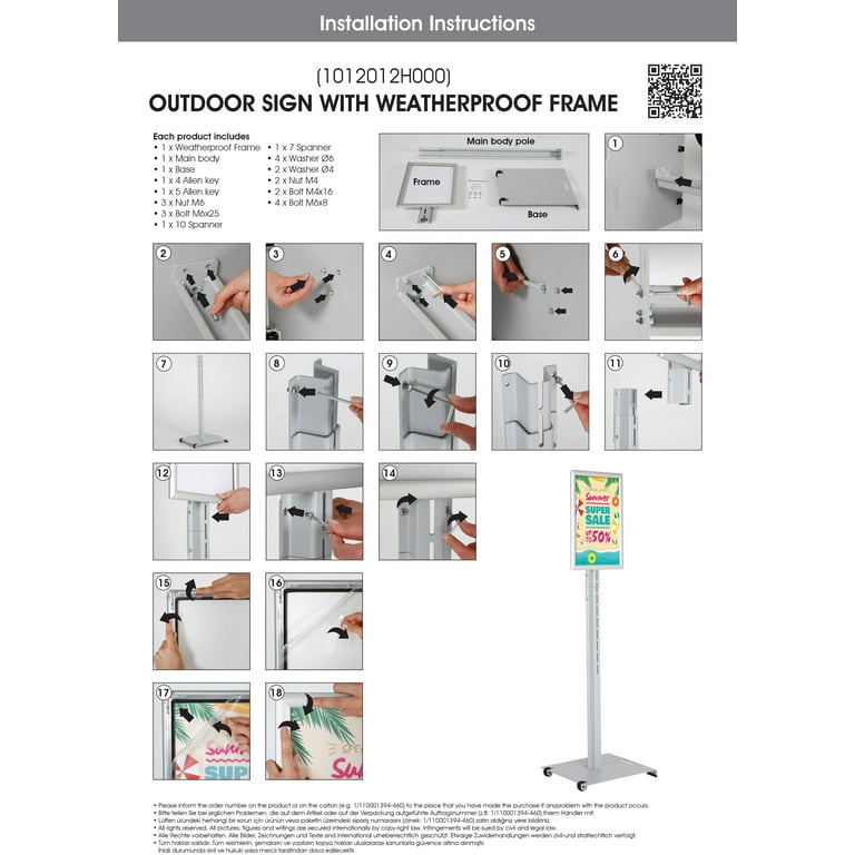 Outdoor Poster Frames