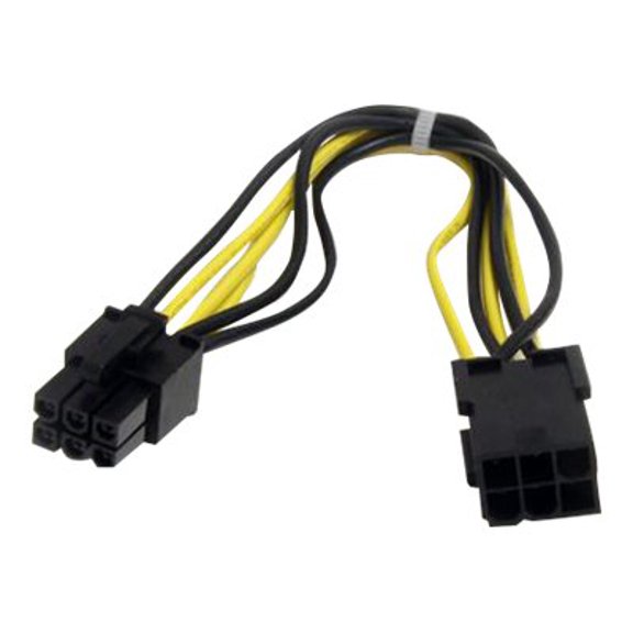 StarTech 8in 24 Pin ATX 2.01 Power Extension Cable ATX24POWEXT ...