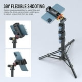LINCO Adjustable Selfie Stick Tripod 52”, Rotatable Heavy Duty Selfie ...