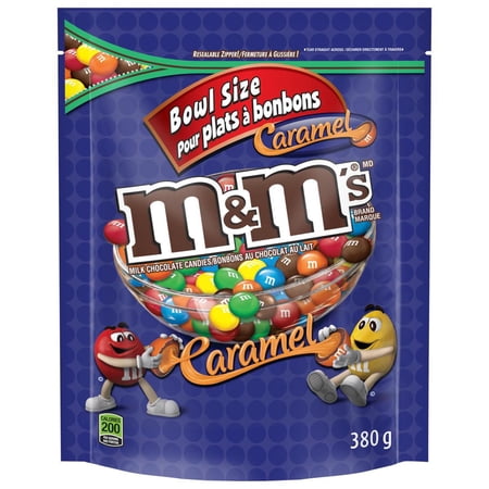 M&M's Caramel Filled Milk Chocolate Candies, Bag, 380g | Walmart Canada