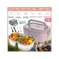 Electric Lunch Box, Food Heater For Adults, 12/24/110V Portable Lunch ...