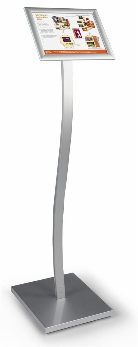 Sign Holder Stand for 8.5x11 Graphics, Floor-standing Poster Display ...