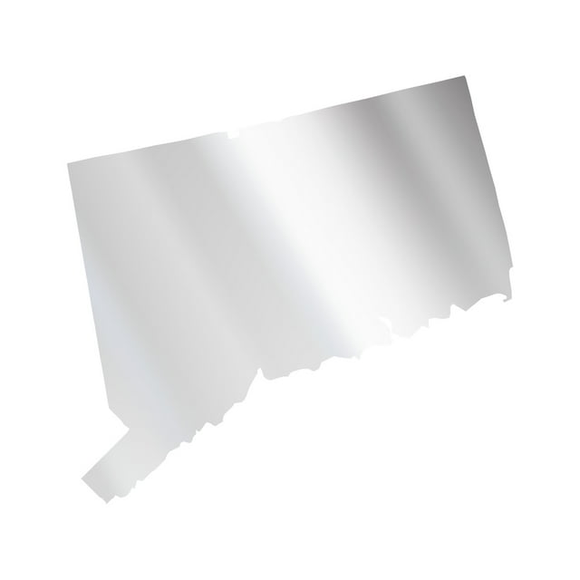 Connecticut Shaped Sticker Decal Die Cut - Self Adhesive Vinyl - Weatherproof - Made in USA ...
