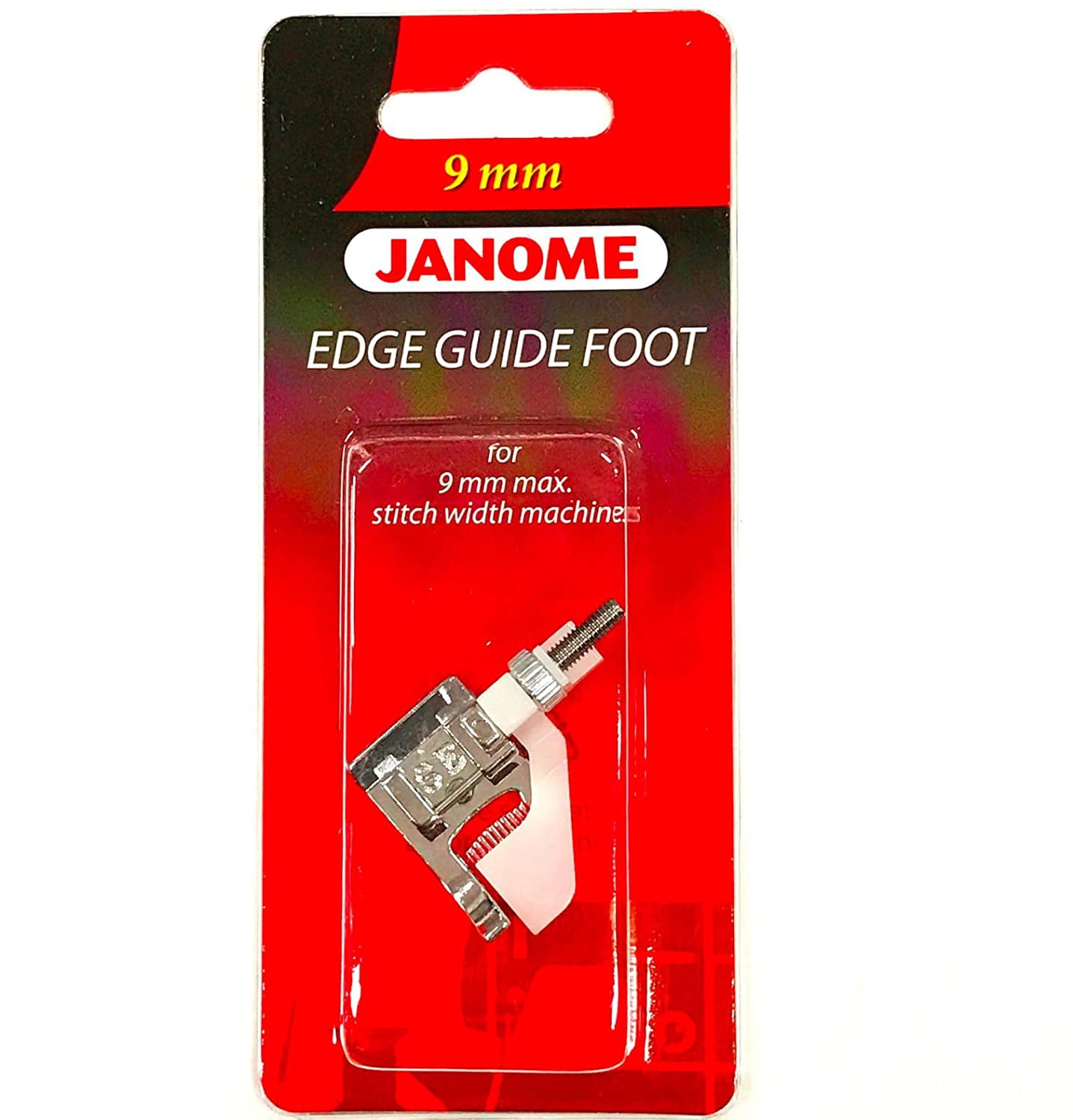 Janome 9mm Max Stitch Width Machines Edge Guide Foot 202100003 ...