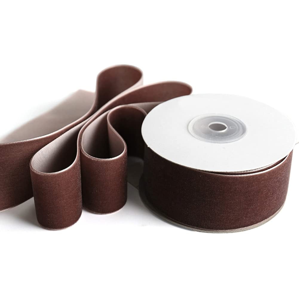 HAORUN Vintage Soft Velvet Ribbon Trim Single Face Velour Webbing ...