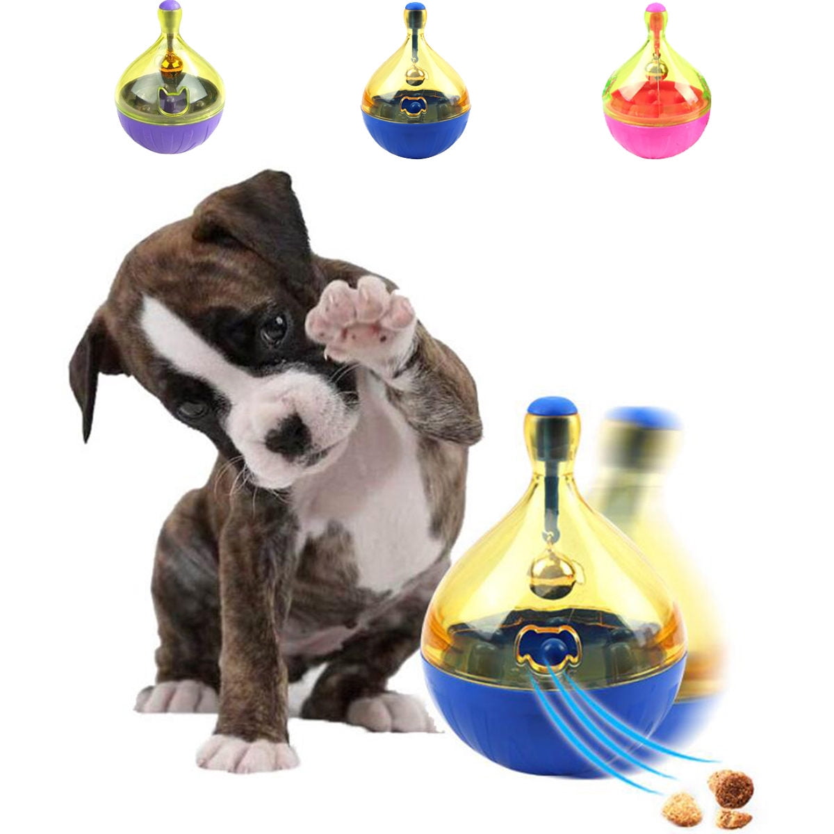 Meidiya Automatic Pet Slow Feeder Treat Ball,Cats Dog Toy for Pet ...